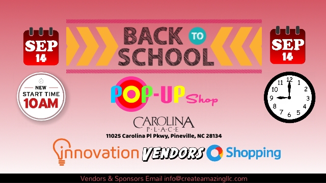 2019 Back 2 School Pop-Up Shop | Charlottes Got A Lot
