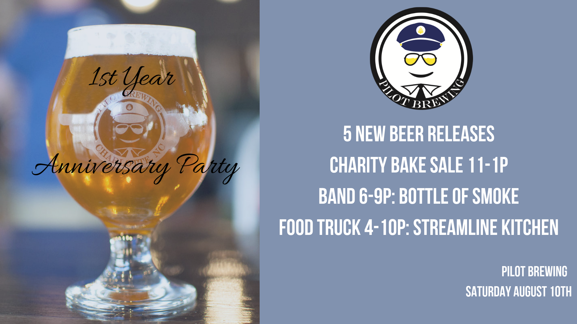 Pilot Brewing's 1st Year Anniversary Party | Charlottes Got A Lot